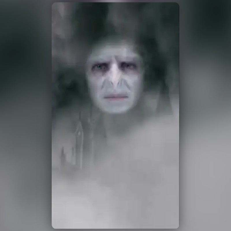 Voldemort Face Lens by HB - Snapchat Lenses and Filters