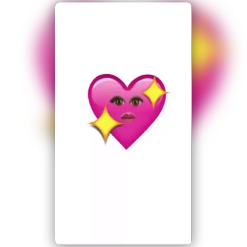 sparkly heart Lens by Auds 🌴🍍 - Snapchat Lenses and Filters