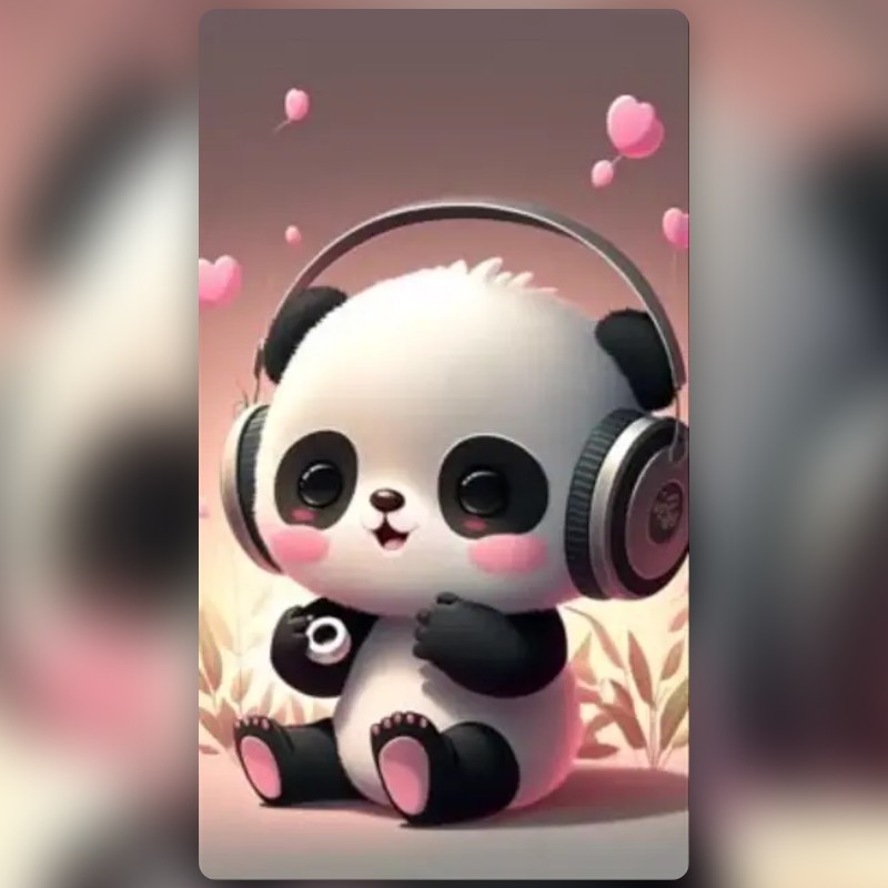 Cute Panda 2 Filter by Munawwar Rangila | Snapchat Lenses