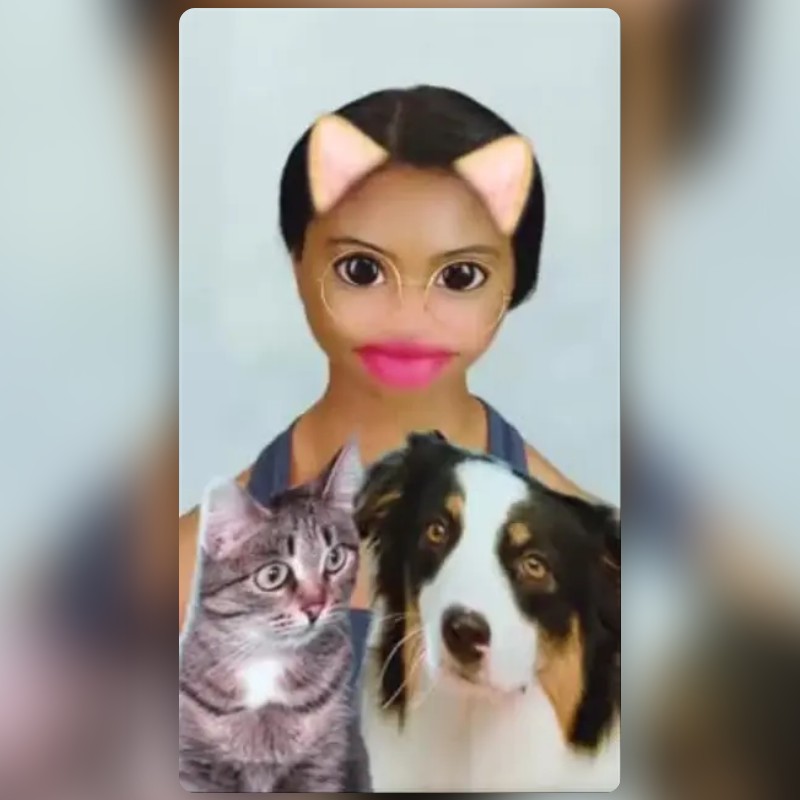 Cat Face Fun LOL Filter by Sunny Bahadurpuria🎥 | Snapchat Lenses