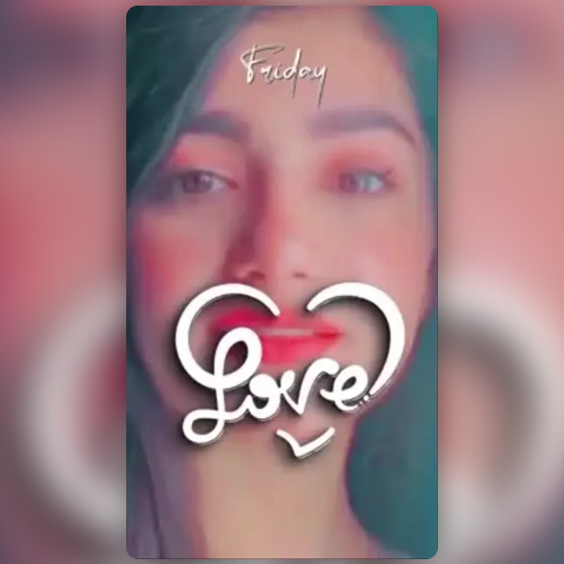 Day Love Heart Filter by Sunny Bahadurpuria🎥 | Snapchat Lenses