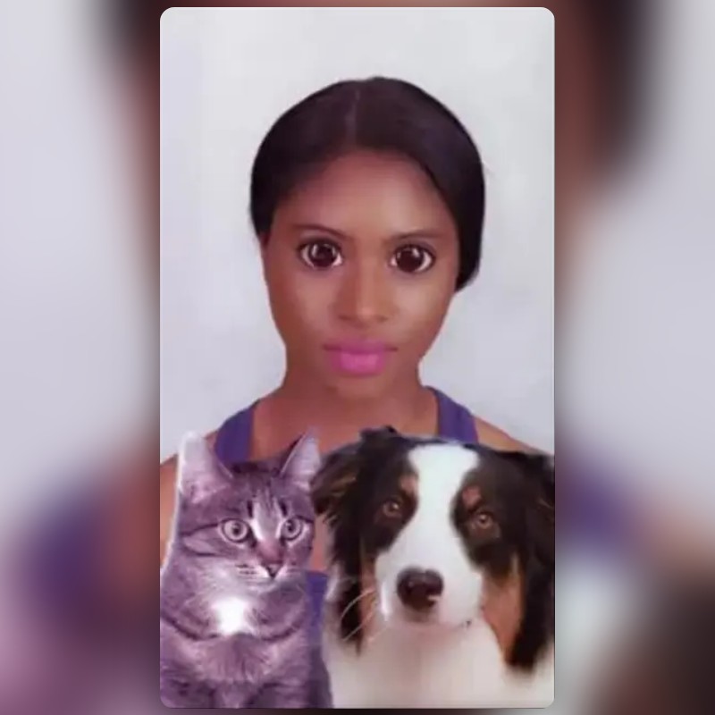 purple big eyes Lens by Under 25 Rvce – Snapchat Lenses and Filters