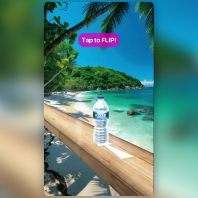 Bottle Flip! Filter by Simon QR 🦖 | Snapchat Lenses