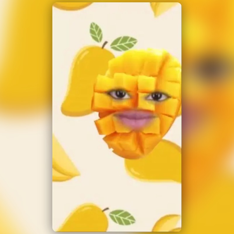 Mango Face Filter by Chania | Snapchat Lenses