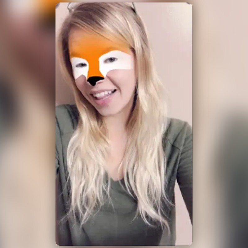 Fox Mask Lens by R͙h͙o͙n͙d͙a͙ - Snapchat Lenses and Filters