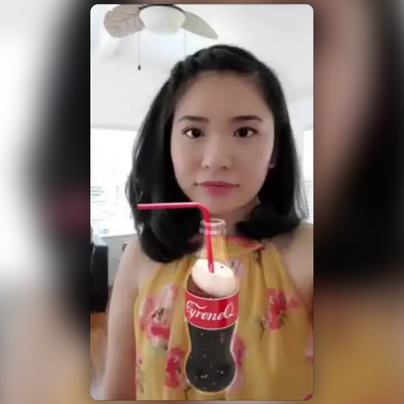 Soda Drink Lens by CyreneQ - Snapchat Lenses and Filters