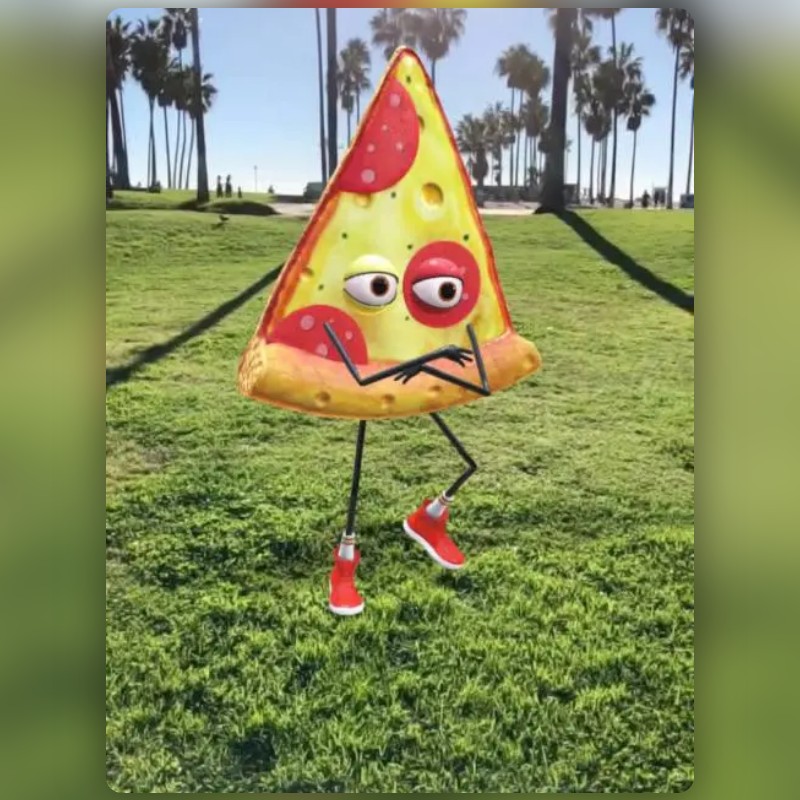 Dancing Pizza Lens by Snapchat - Snapchat Lenses and Filters