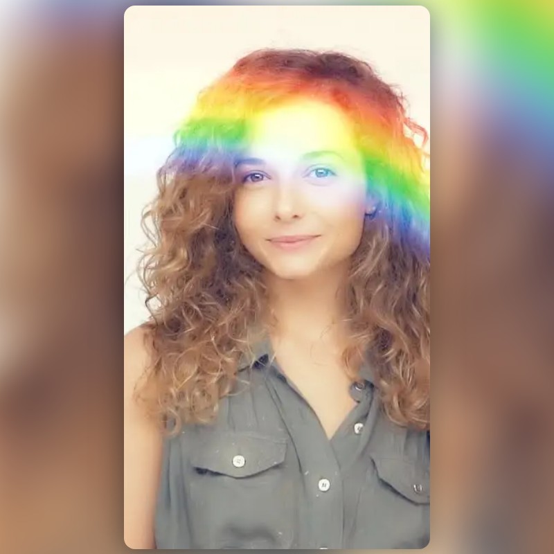 Rainbow light Filter by Snapchat | Snapchat Lenses