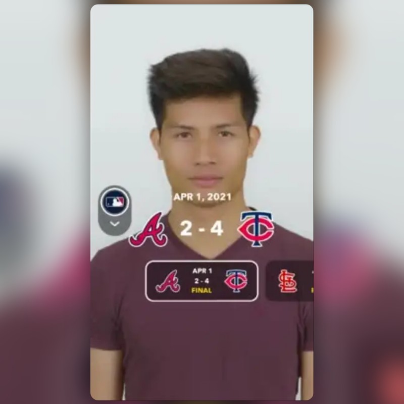MLB Scoreboard Filter by New York Yankees | Snapchat Lenses