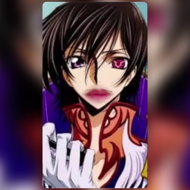 lelouch code geass Lens by Luis Serra - Snapchat Lenses and Filters