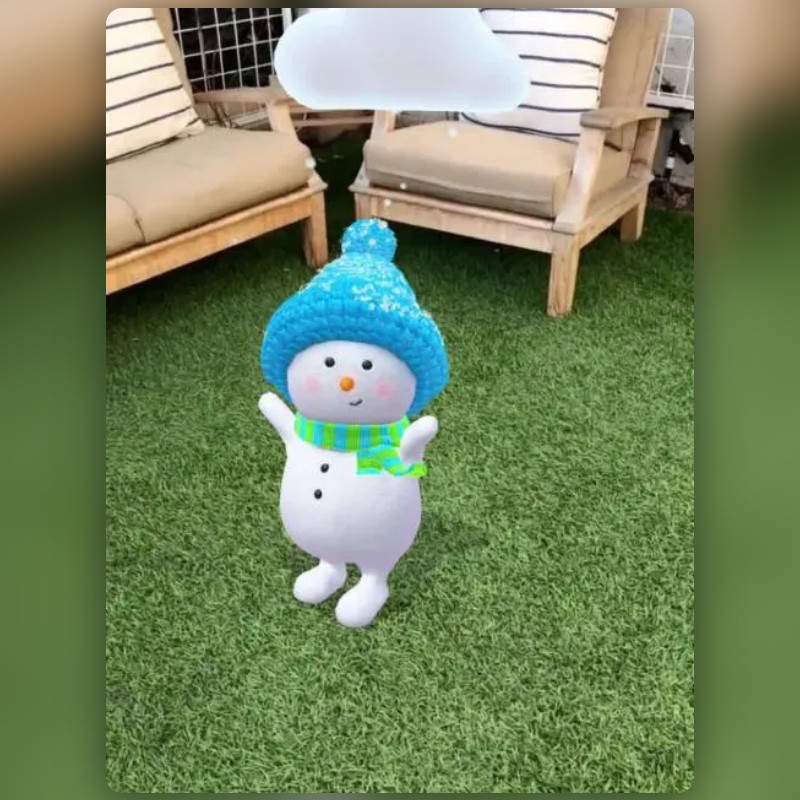 Snowman Filter by Snapchat | Snapchat Lenses