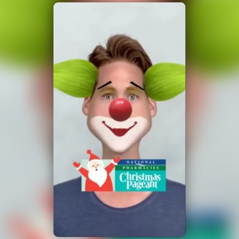 Pageant Clown Lens by National Pharmacies - Snapchat Lenses and Filters