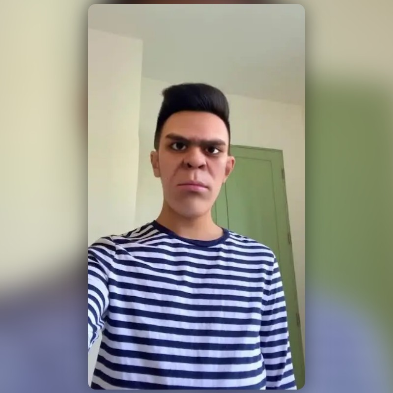Intense Guy Lens by Snapchat - Snapchat Lenses and Filters