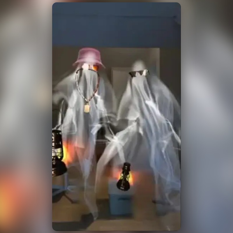 Ghosts be Swag Lens by Popul AR - Snapchat Lenses and Filters