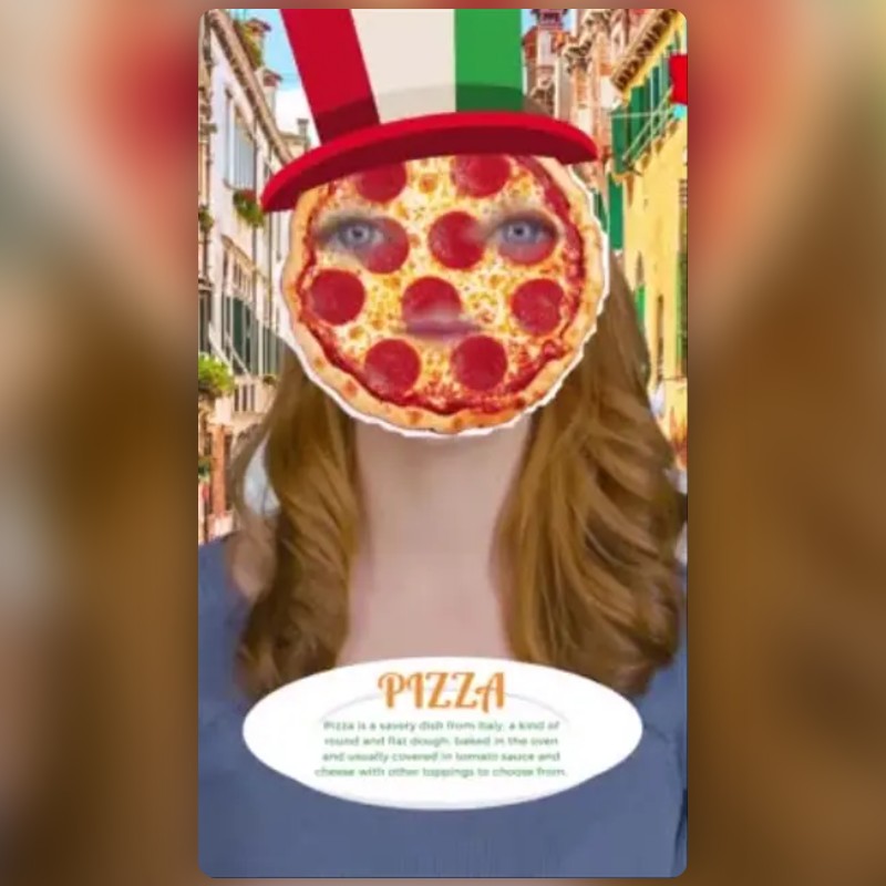 Italian Pizza Lens by Ilham Ramadhan - Snapchat Lenses and Filters