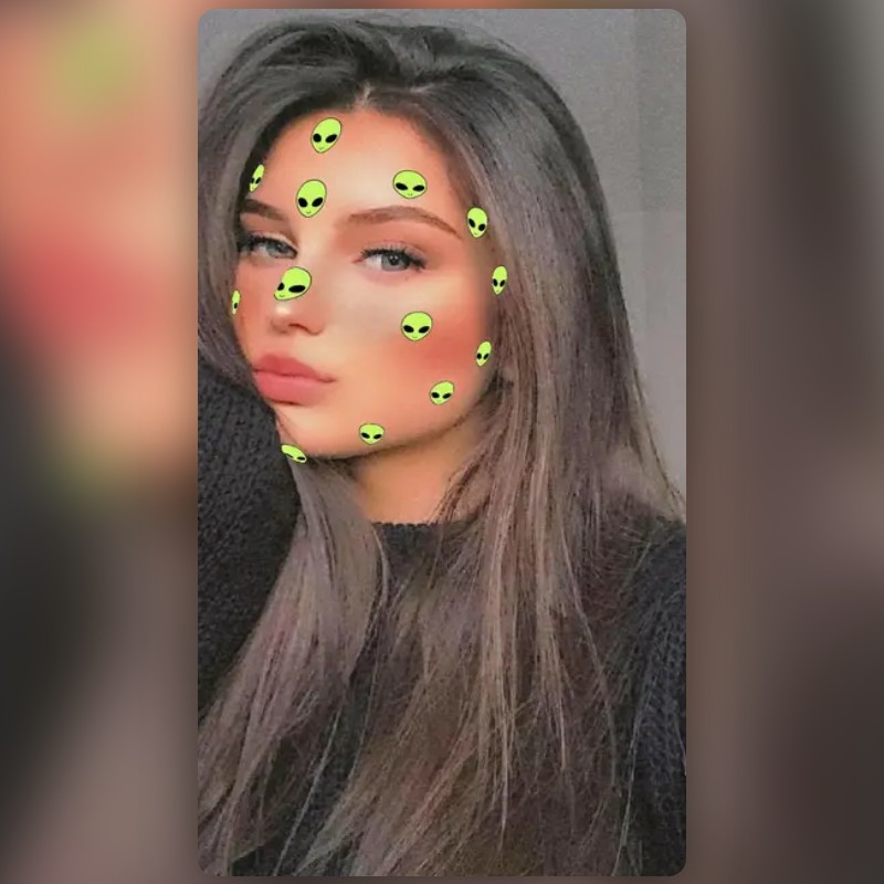 alien face Lens by Dashti🦅💻 - Snapchat Lenses and Filters
