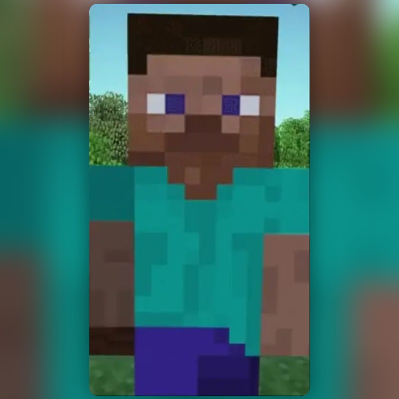 Minecraft Steve Lens by Michael Wong - Snapchat Lenses and Filters