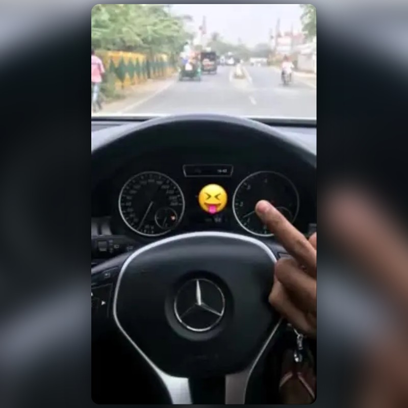 Driving Streak Lens by Zami - Snapchat Lenses and Filters