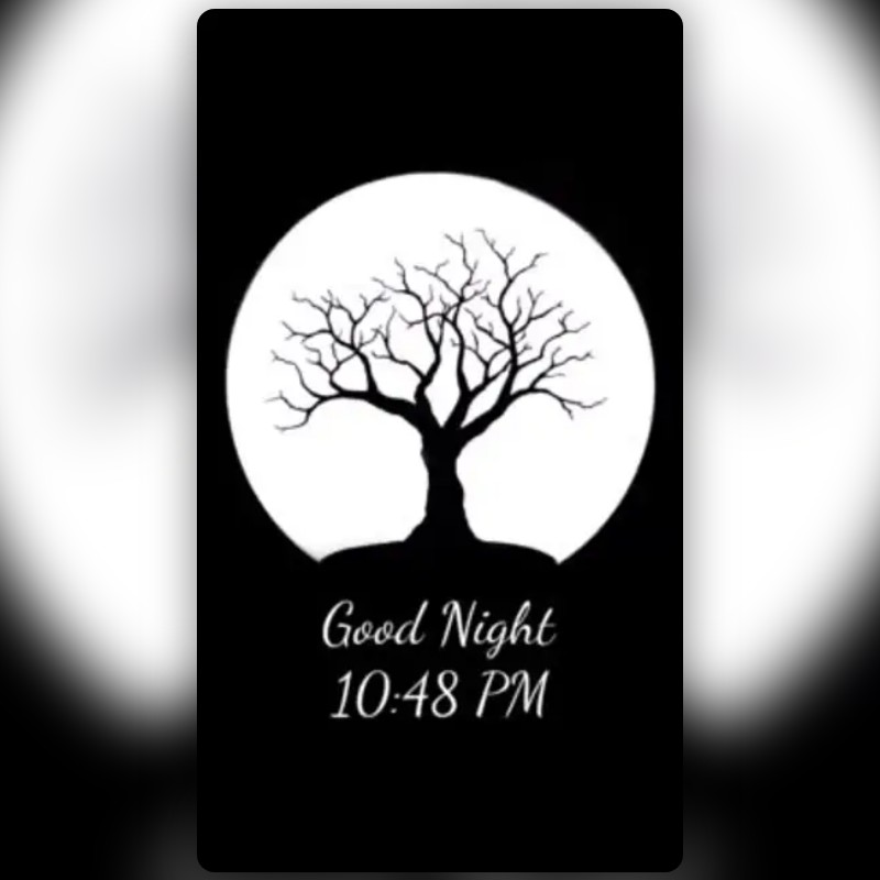 Good night streak Lens by ️ Youbi Yaqo⏳ - Snapchat Lenses and Filters