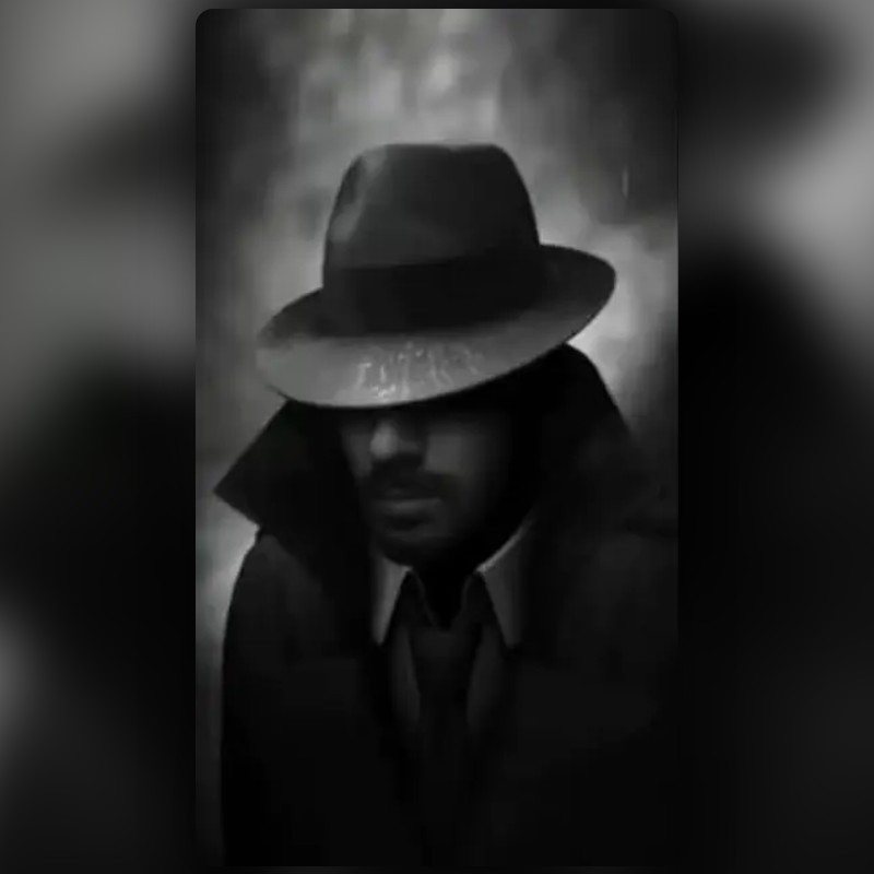 Noir Detective Lens by Alex Yunak - Snapchat Lenses and Filters