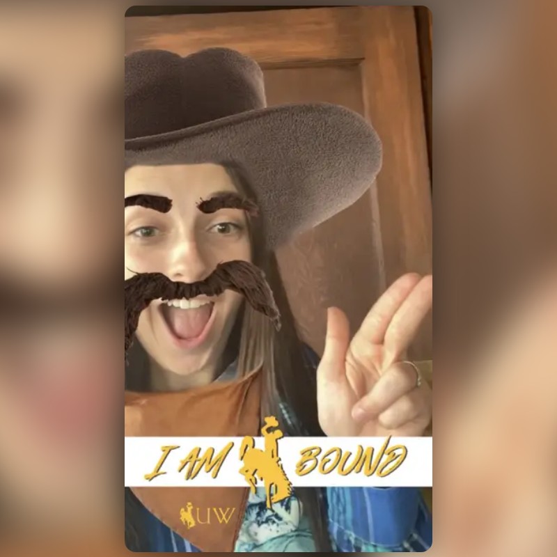 UWYO Signing Day Lens by Pistol Pete - Snapchat Lenses and Filters