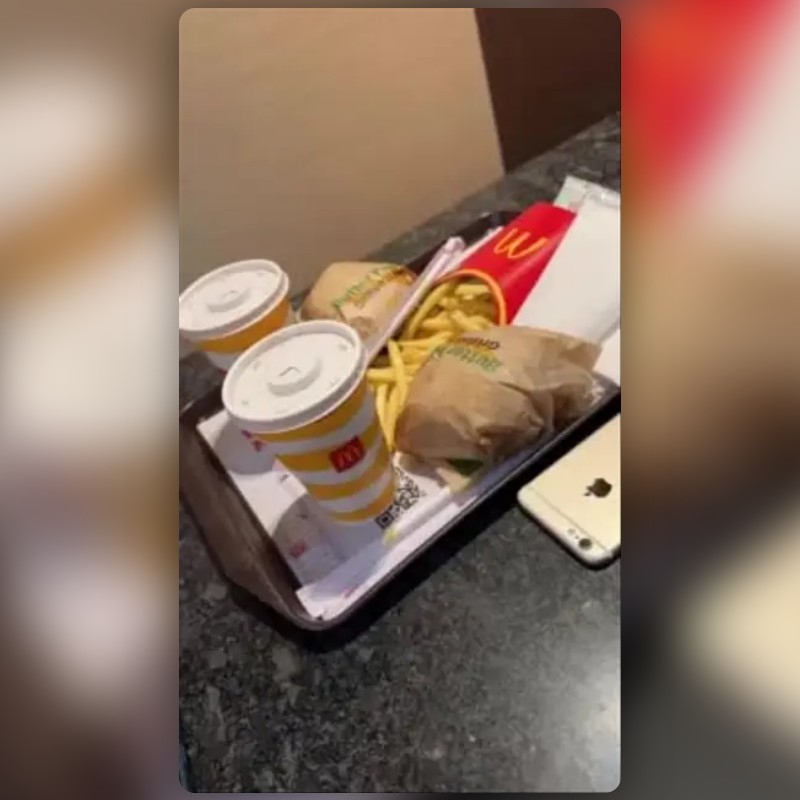 Mcdonald food Lens by Karam💫 - Snapchat Lenses and Filters