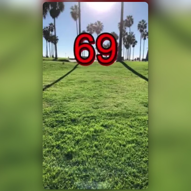 Random Number Filter by Olli | Snapchat Lenses