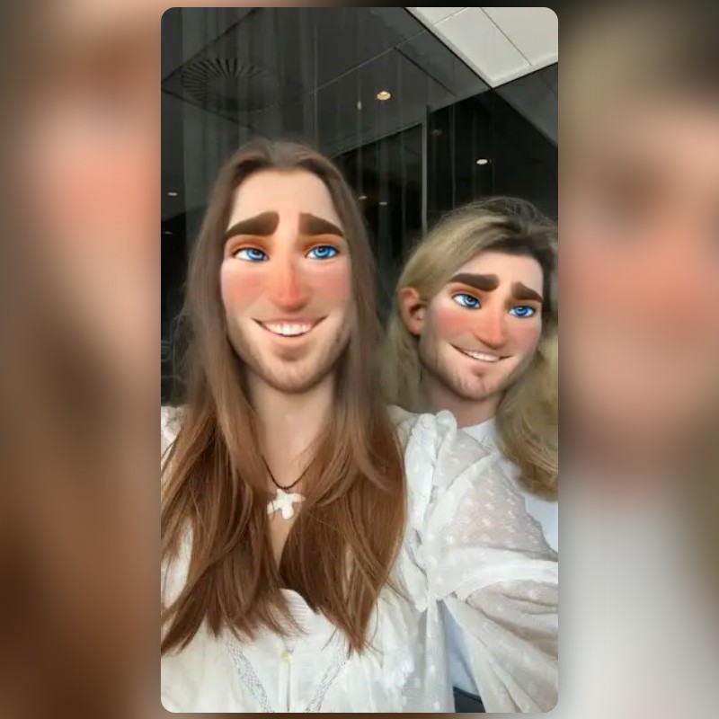 Handsome Cartoon Lens by Snapchat - Snapchat Lenses and Filters