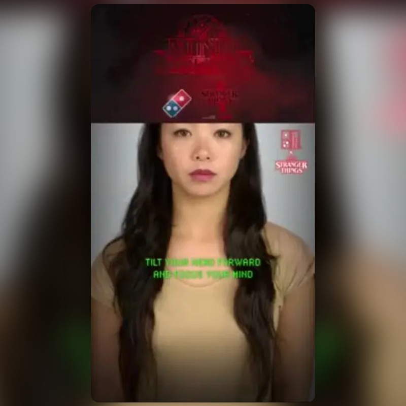 Dominos-Reaction Lens by Domino's - Snapchat Lenses and Filters