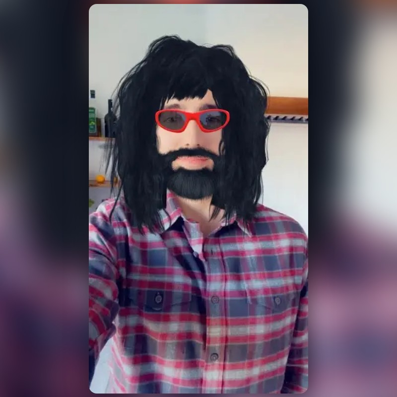Black Beard Filter by Snapchat | Snapchat Lenses