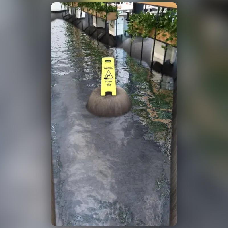 Floor is Water Filter by Snapchat | Snapchat Lenses
