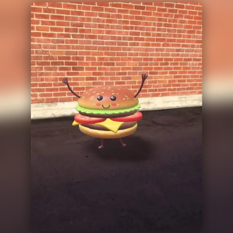 Dancing Burger Filter by Snapchat | Snapchat Lenses