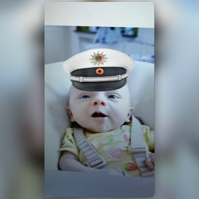 Polizei Police Hat Filter by HeKoe | Snapchat Lenses