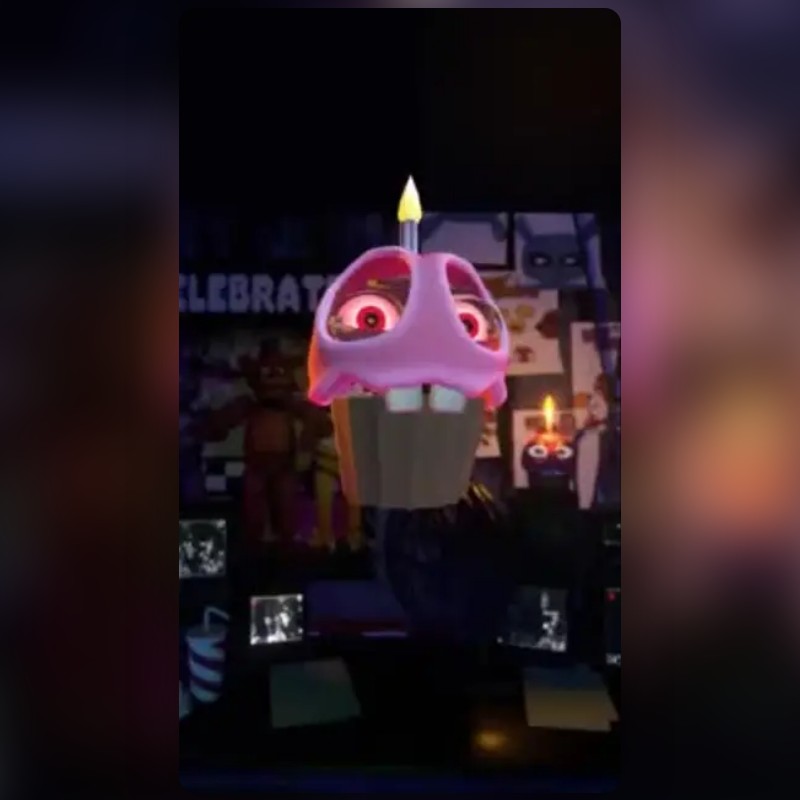 FnaF MrCupCake2 Filter by CritterPro | Snapchat Lenses
