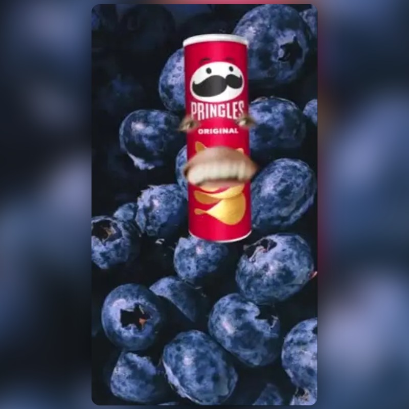 Pringles Blueberry Lens by Shahid Reality 🇮🇳 - Snapchat Lenses and Filters
