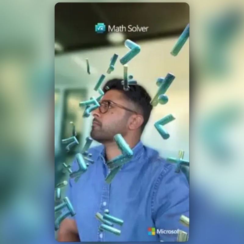 Math On My Mind Lens by Microsoft Math Solver - Snapchat Lenses and Filters