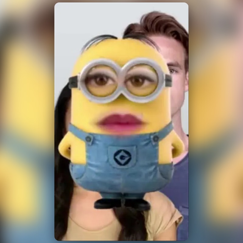 minion face Lens by merwin - Snapchat Lenses and Filters