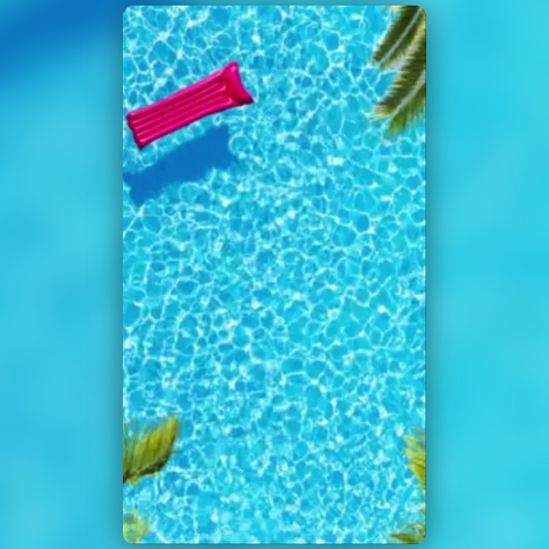 Pool Floats Lens by Anastasia Berliana - Snapchat Lenses and Filters