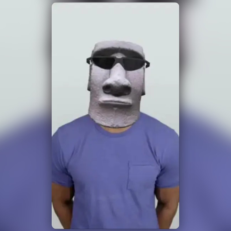 Moai Lens by 👻s0w_night👁️🌗 - Snapchat Lenses and Filters