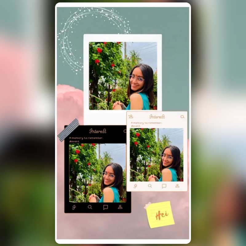 Pinterest frames Lens by Younus Fardeen - Snapchat Lenses and Filters