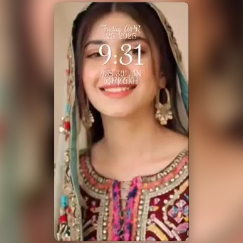 iPhone Lock Screen Filter by Waqar Ahmad | Snapchat Lenses