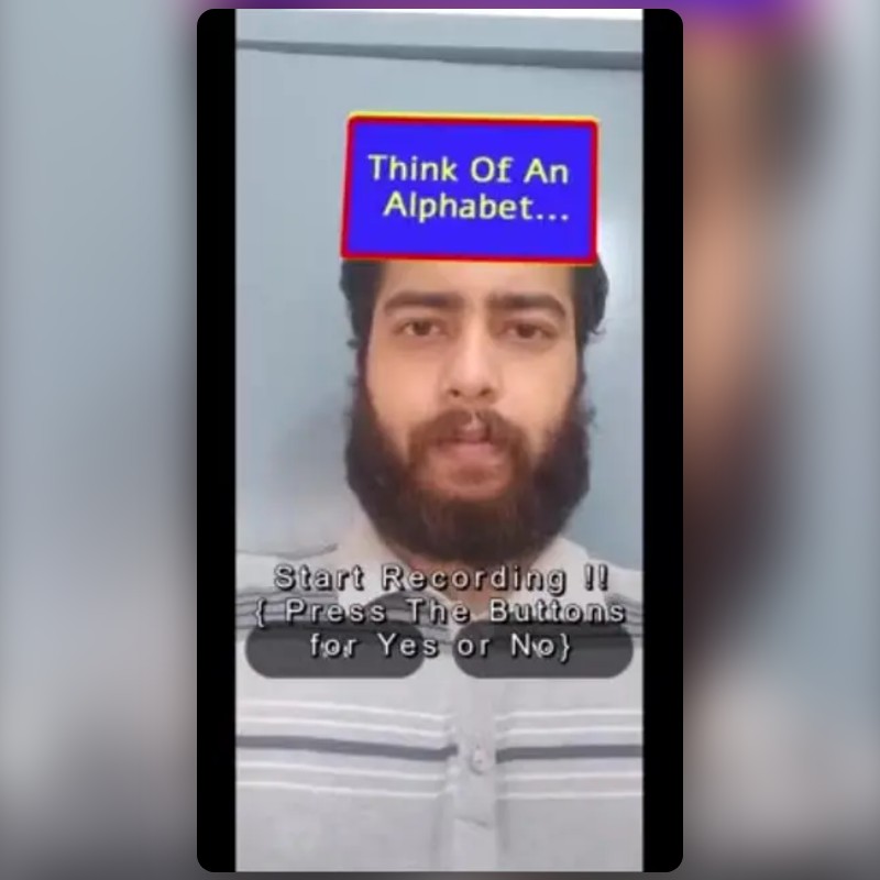 Alphabet Predictor Lens by Swakshan - Snapchat Lenses and Filters
