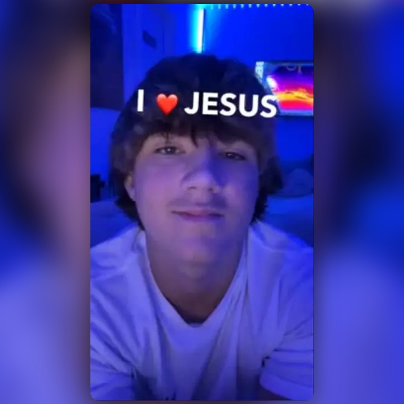 I love jesus Filter by 🏃‍♂️🎣BROWNIE🏈 ️ | Snapchat Lenses