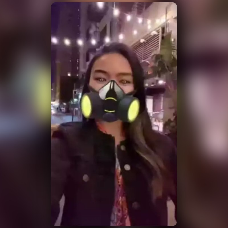 Gas Mask Filter by Ice Climbing | Snapchat Lenses