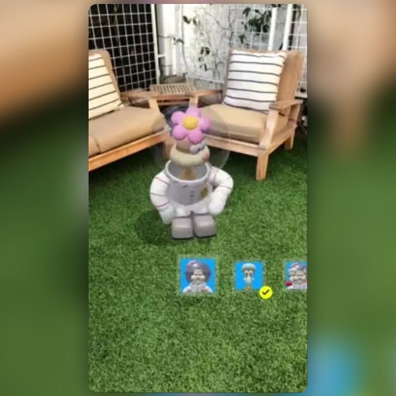 Sandy Cheeks Dance Filter by Eder Bob The Cat | Snapchat Lenses