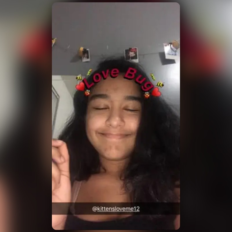 love bug Lens by 🅰️ilin - Snapchat Lenses and Filters