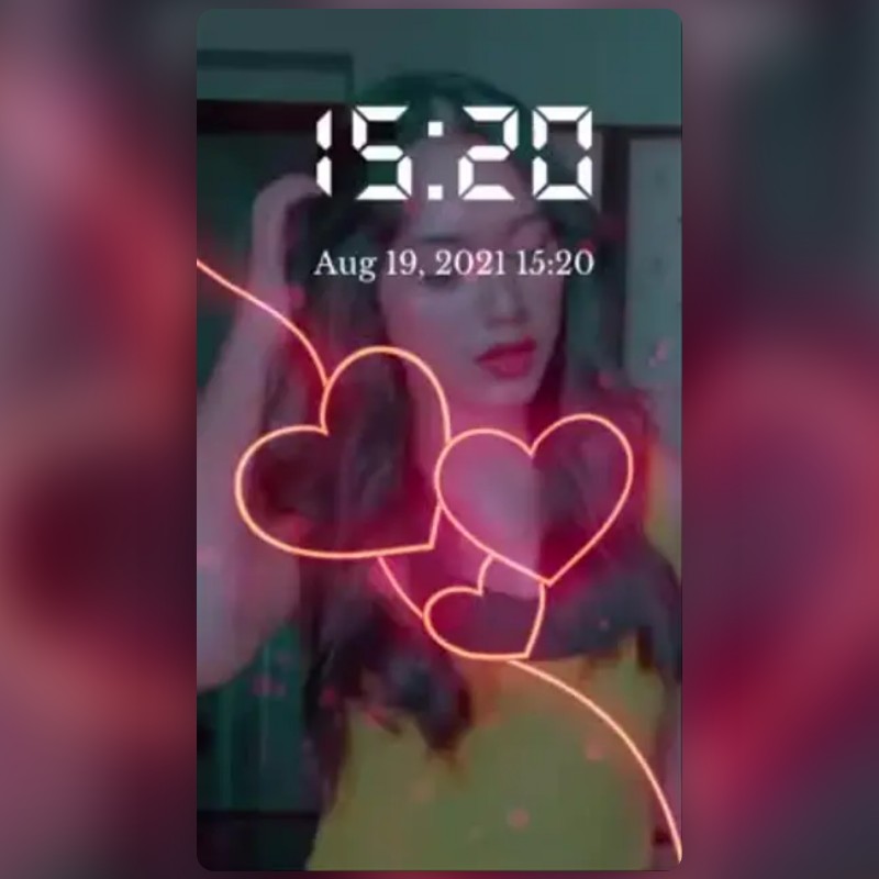 Hearts Love Fun Lens by Sunny Bahadurpuria🎥 – Snapchat Lenses and Filters